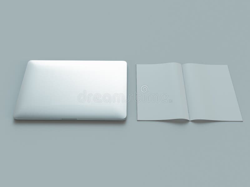 Atributes of Web Designer on Gray Background. Top View. Flat Lay. 3D ...