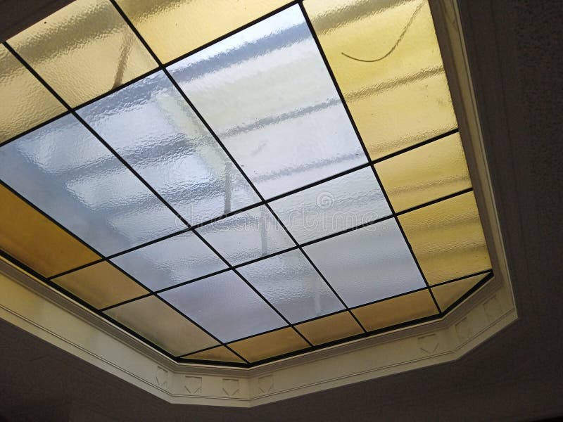 Atrium in Architecture with Light from Above Stock Image - Image of ...