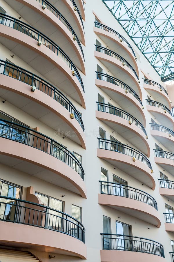 Atrium Lobby and Stairs in a Modern Office Building Stock Image - Image ...