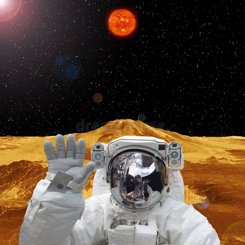 An atronaut in space stock image. Image of aero, mission - 31024733