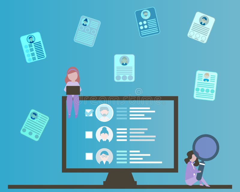 Applicant Tracking System Stock Illustrations – 68 Applicant Tracking ...