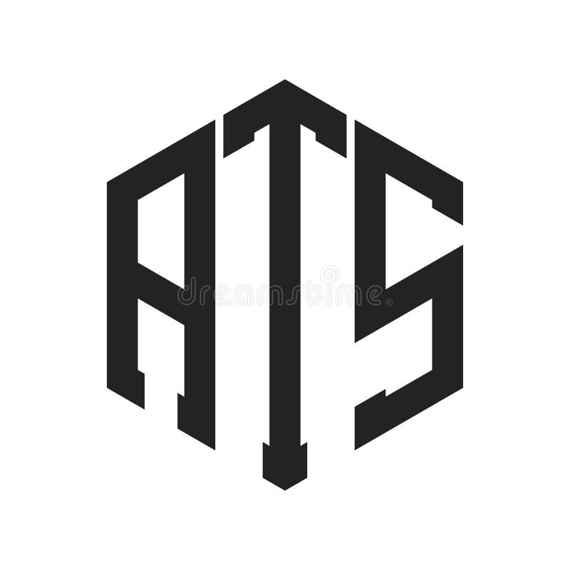 ATS Logo Design. Initial Letter ATS Monogram Logo Using Hexagon Shape ...
