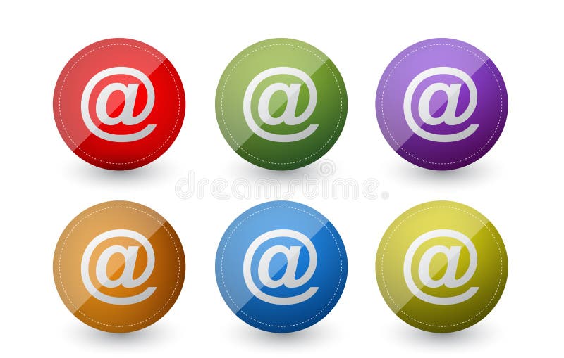 Email icons stock vector. Illustration of sent, communication - 13783485