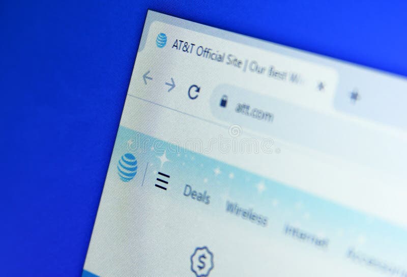 ATT Telecommunications Company Editorial Image - Image of sign, icon ...