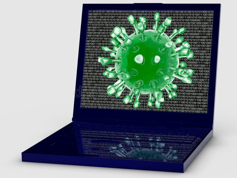 Attacco Del Virus Di Calcolatore Immagine Stock - Immagine di rotto ...