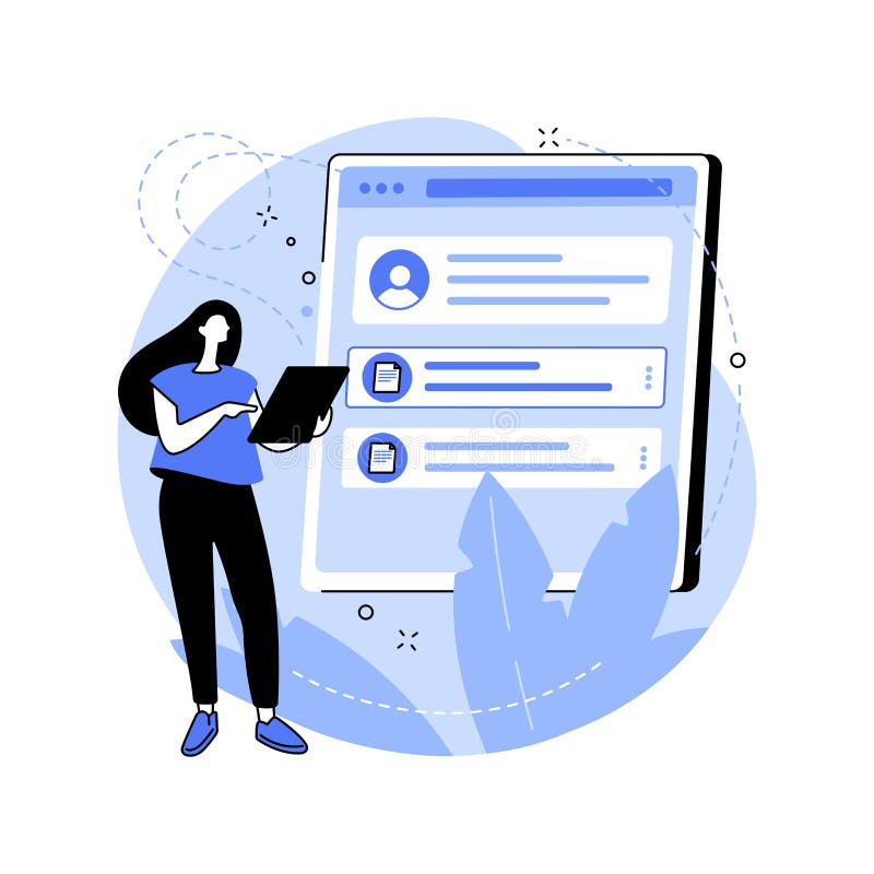 Attach Assignment Isolated Cartoon Vector Illustrations Stock Vector ...