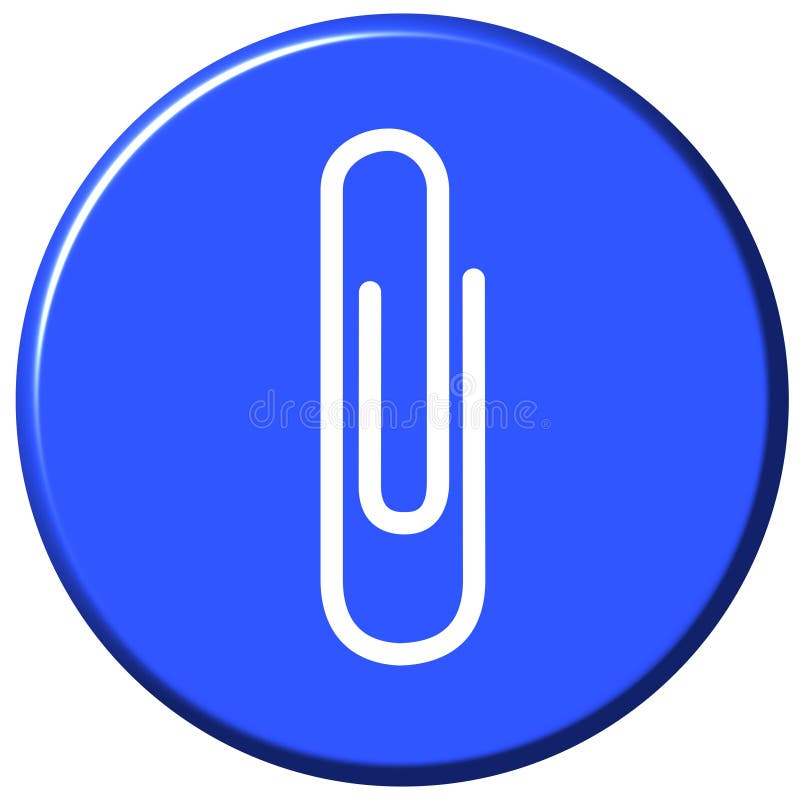 Attach Button stock illustration. Illustration of shinning - 3053683