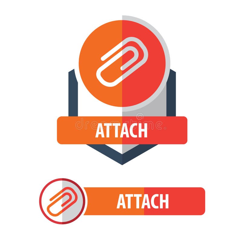 Document Button. Vector Illustration Decorative Design Stock Vector ...