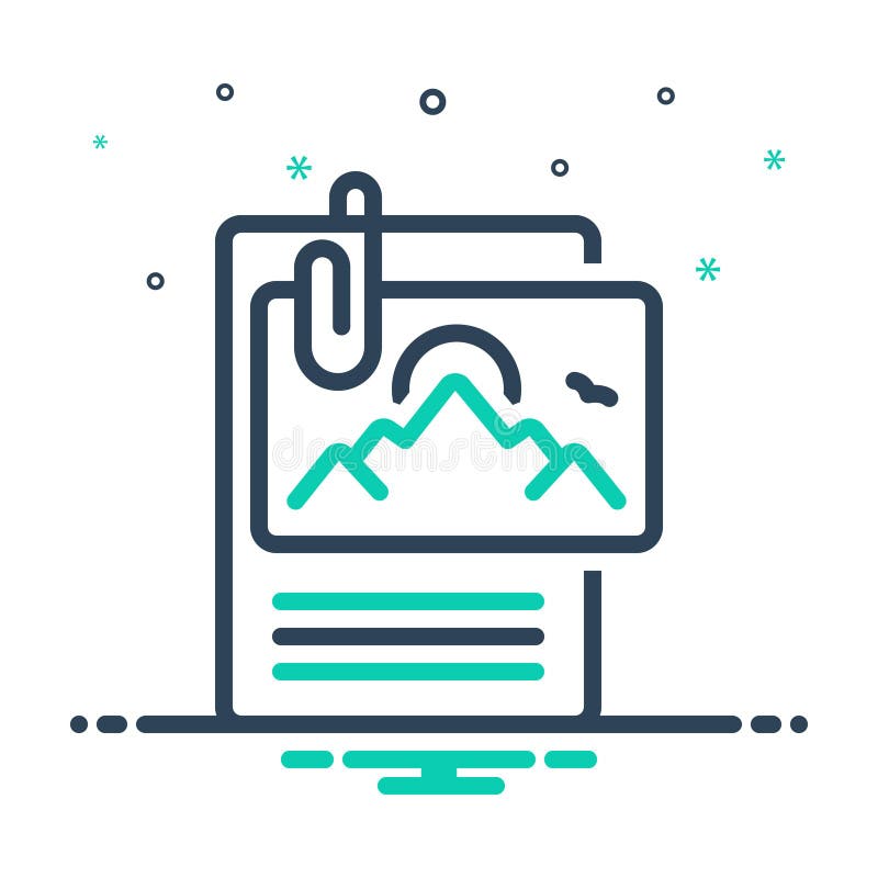 Mix Icon for Attach, Joint and Connect Stock Vector - Illustration of ...