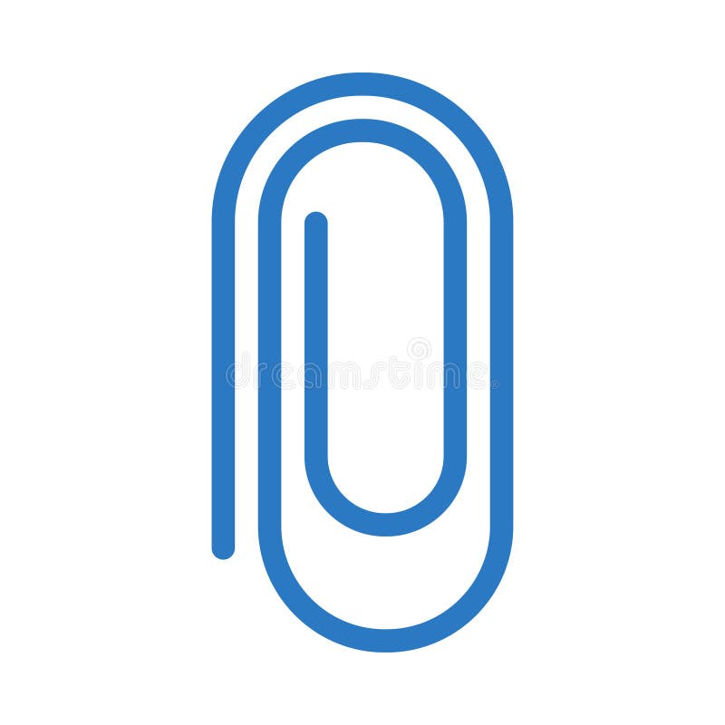 Attach Vector Glyph Color Icon Stock Vector - Illustration of ...