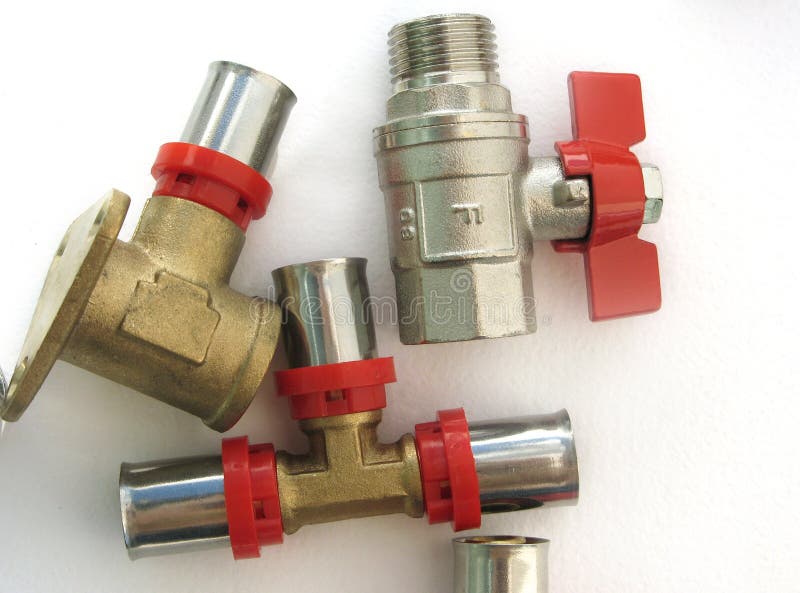 Attach for water pipe stock photo. Image of tubing, system - 5553558