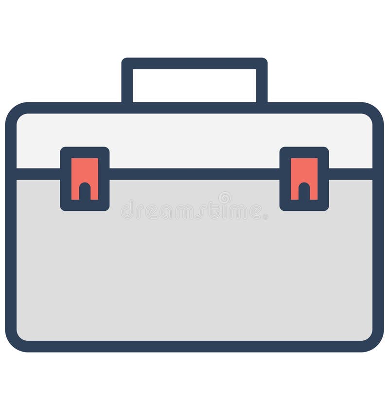 Attache Case Isolated Line Vector Icon that Can Be Easily Modified or ...