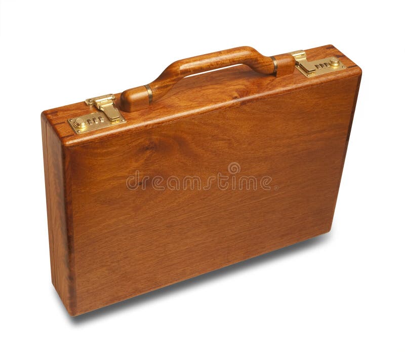 Attache Case Upright,isolated Stock Photo - Image of briefcase ...