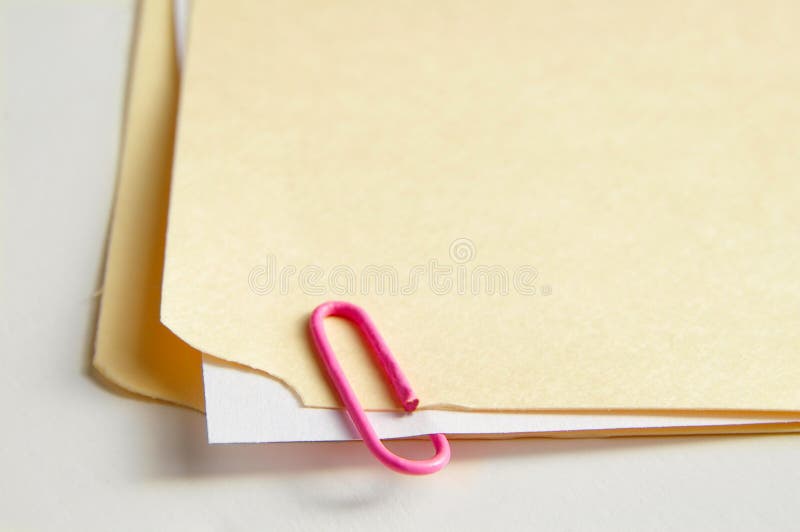 Attached paper stock image. Image of record, important - 1491239