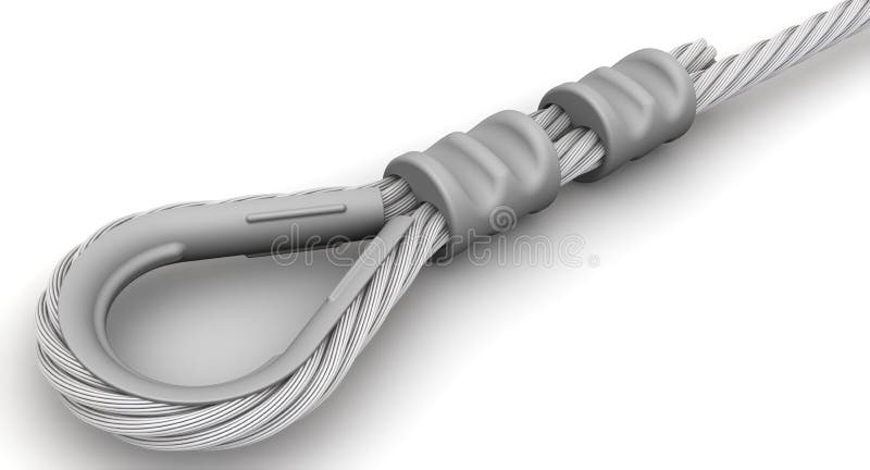 Attachement De Corde Boucle Illustration Stock - Illustration du ...