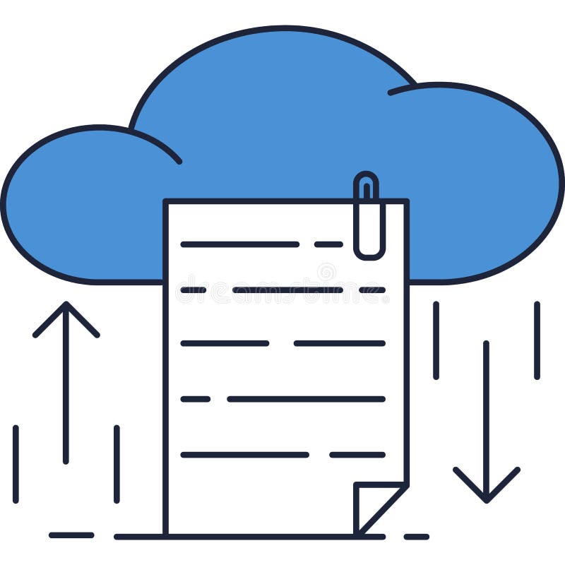 File Attachment Icon Stock Illustrations – 4,276 File Attachment Icon ...