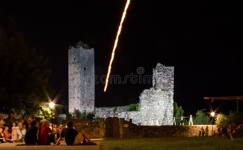 Attack the fort stock image. Image of protect, real, rocky - 43427725