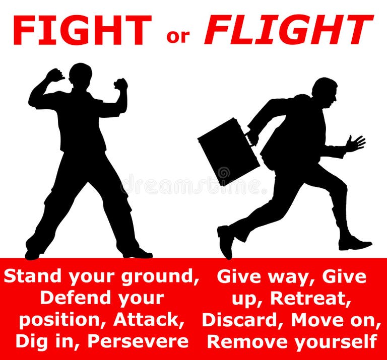 Fight Flight Response Stock Illustrations – 128 Fight Flight Response ...