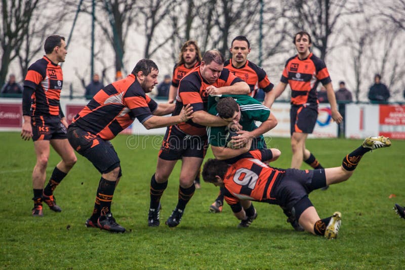 Attack in Rugby editorial stock image. Image of pushing - 28716869