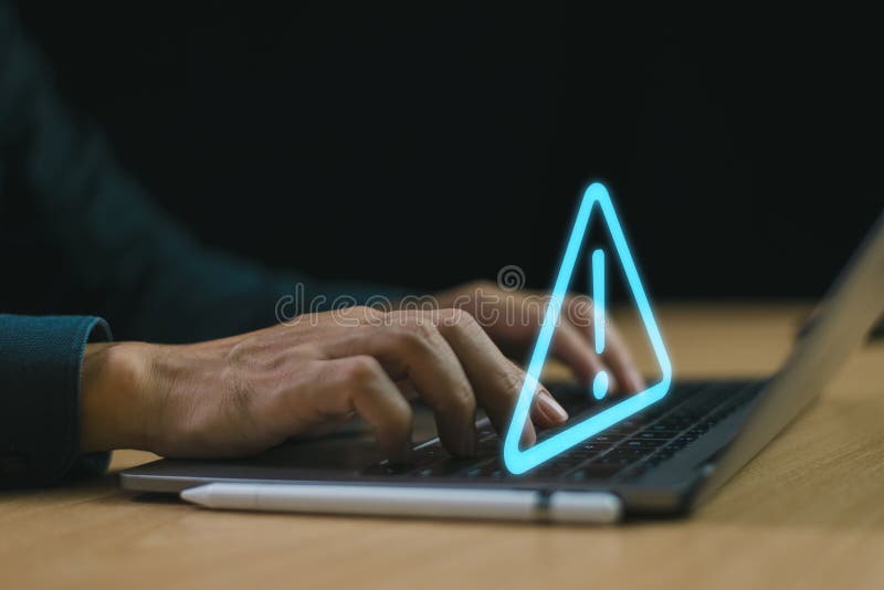 Attack System Warning Hacked Alert on Computer Screen, Cyber Scam ... Attack System Warning Hacked Alert on Computer Screen, Cyber Scam ...