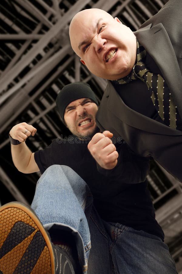 Attack of the thugs stock photo. Image of fight, battle - 4699664