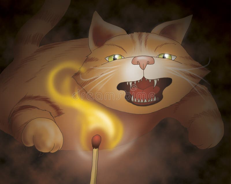 Cat Attacking Stock Illustrations – 623 Cat Attacking Stock ...