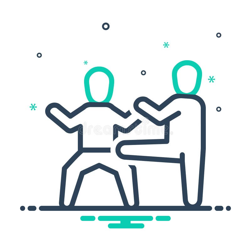 Mix Icon for Attacks, Invasion and Aggression Stock Vector ...