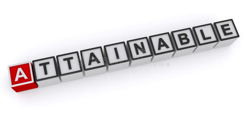 Goal setting on white stock illustration. Illustration of career ...