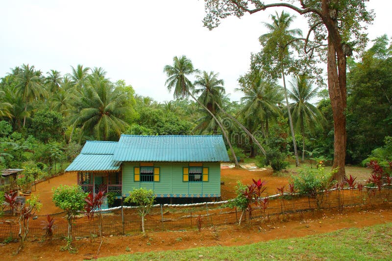 Attap Roof stock photo. Image of home, rooftop, leaves - 9584132