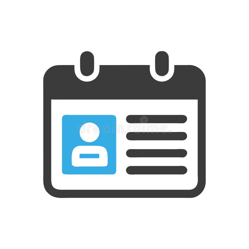 Attendance Register Icon stock vector. Illustration of register - 351932218