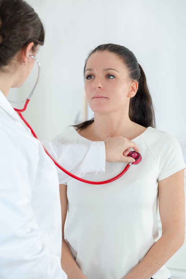 Attending Physician with Stethoscope Stock Image - Image of pulse ...