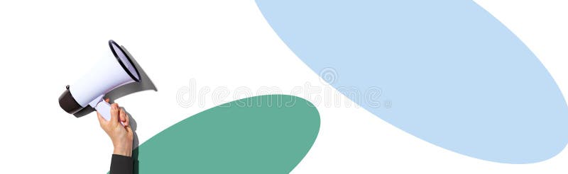 Attention and Announcement Concept with a Megaphone Stock Image - Image ...