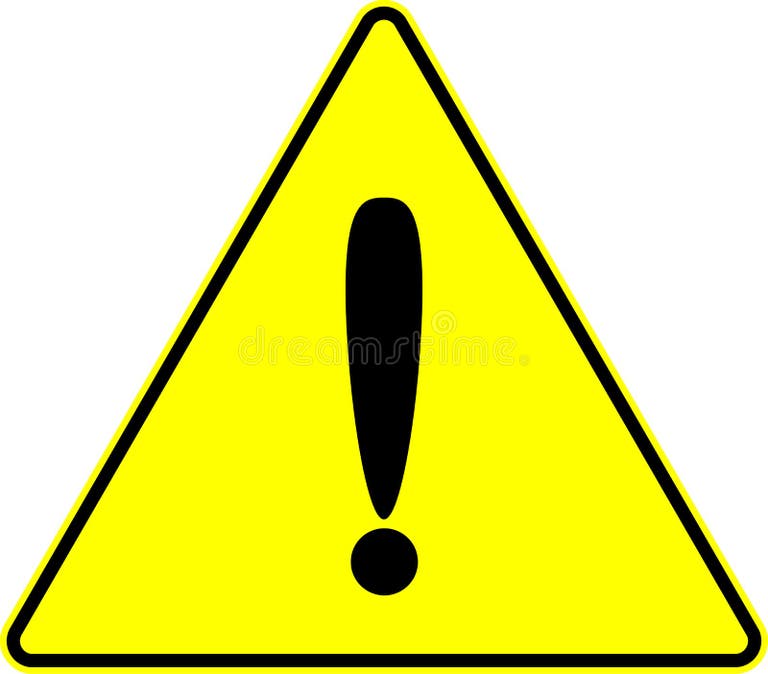 Beware Yellow Sign Stock Illustrations – 14,152 Beware Yellow Sign ...