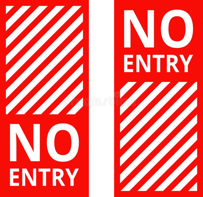 Attention Danger Warning Caution Vector Signs. Various White and Red ...