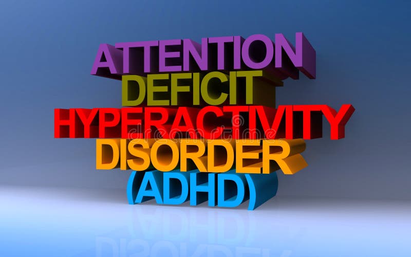 Attention Deficit Hyperactivity Disorder Symbol Conceptual Design Stock ...