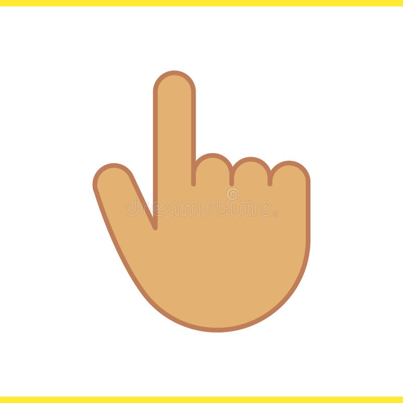 Attention Hand Gesture. Flat Design Long Shadow Icon Stock Vector ... Attention Hand Gesture. Flat Design Long Shadow Icon Stock Vector ...