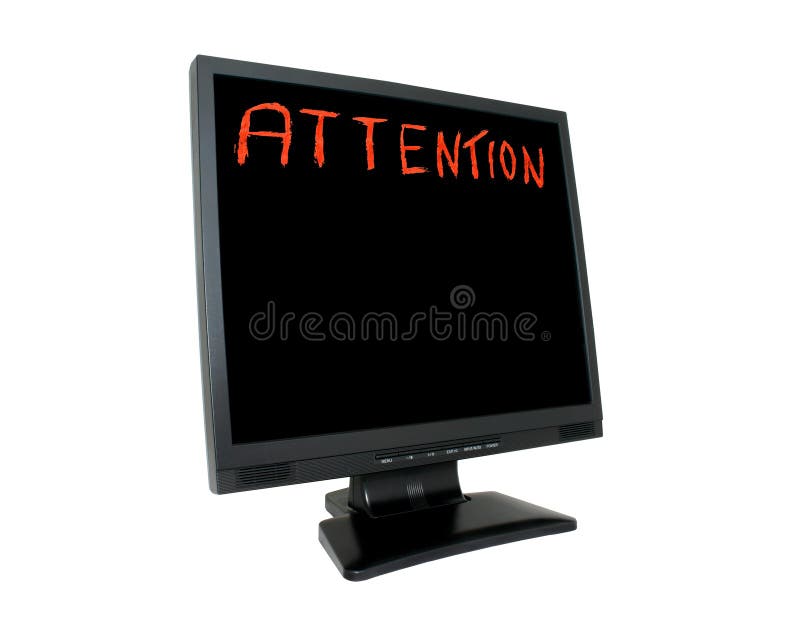 Attention sign post stock image. Image of macro, caution - 1102303