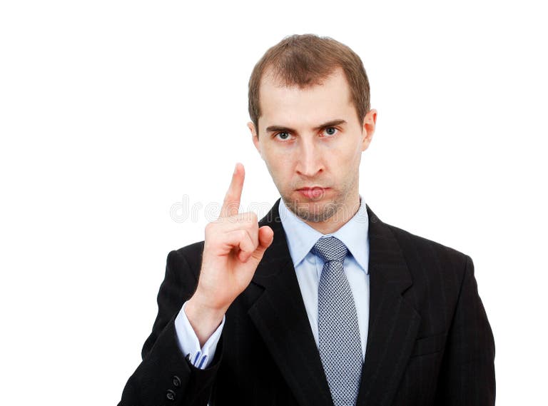 Attention man stock photo. Image of portrait, face, adult - 19330002