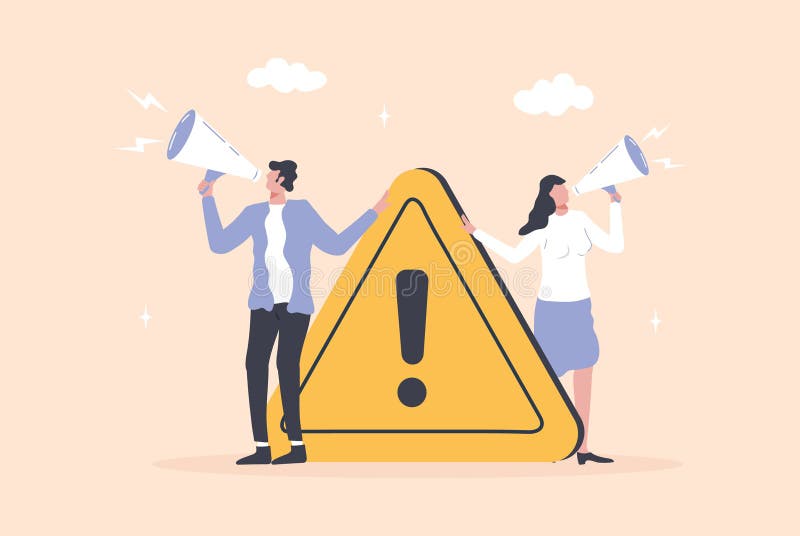 Attention Important Announcement Stock Illustrations – 4,434 Attention ...