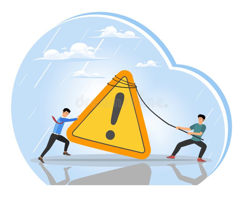 Attention Message, Beware or Mistake Warning Concept. Stock ...