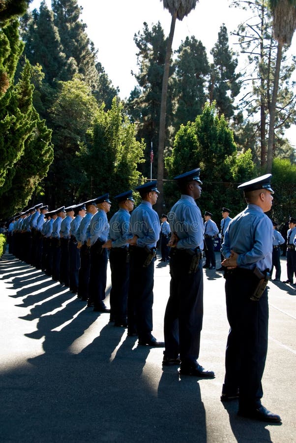 Attention New Recruits - LAPD Editorial Image - Image of enforcement ...