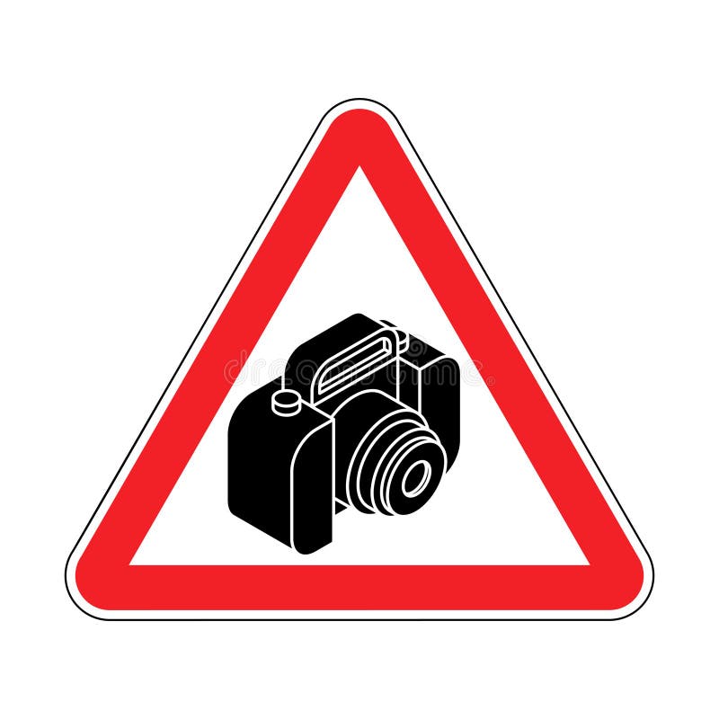 Attention Photography Sign. Danger Photography Stock Vector ...