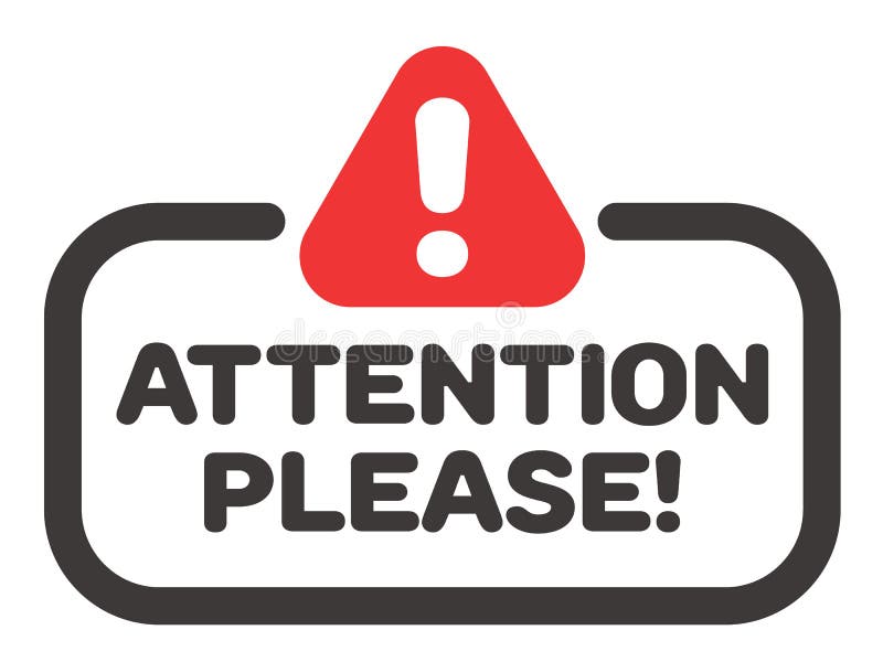 Your Attention Please Clipart Your Attention Please Clipart