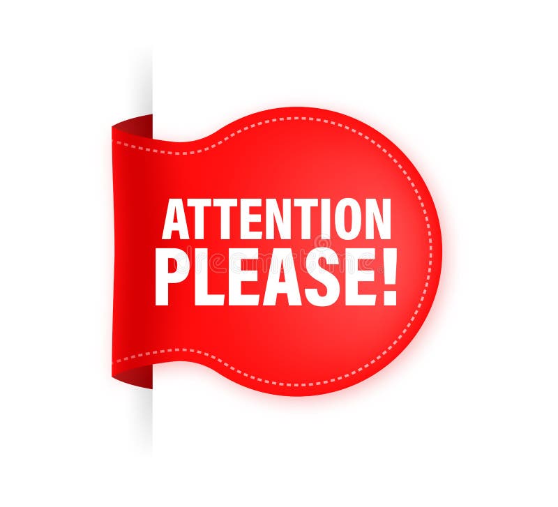 Attention Please Concept Vector Illustration of Important Announcement ... Attention Please Concept Vector Illustration of Important Announcement ...