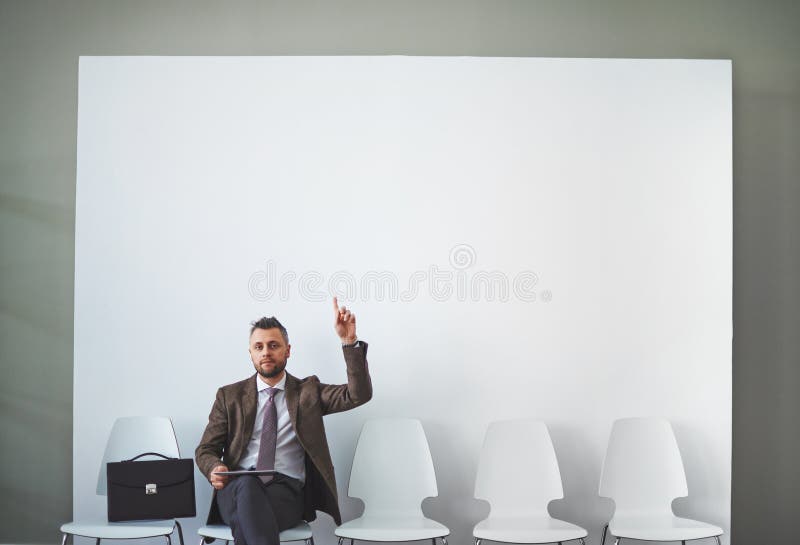 Attention please stock photo. Image of entrepreneur, gesture - 55223676