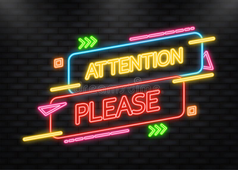 Attention Please Concept Vector Illustration of Important Announcement ... Attention Please Concept Vector Illustration of Important Announcement ...