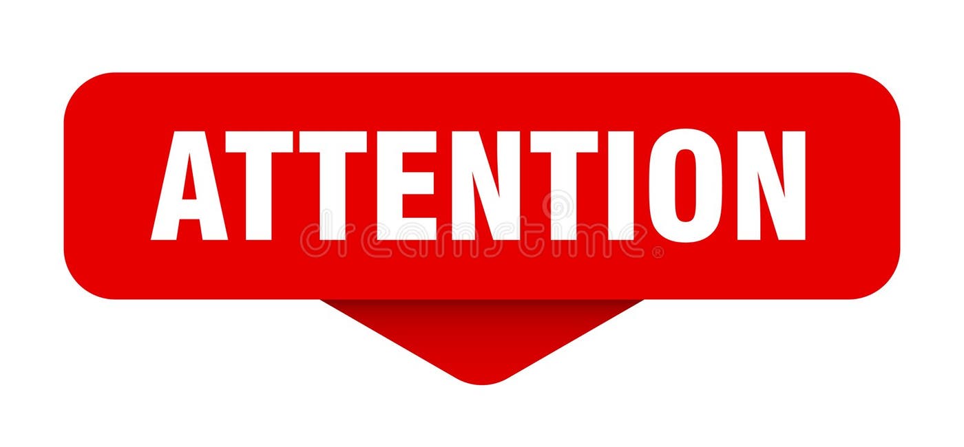 Attention Sticker Stock Illustrations – 28,968 Attention Sticker Stock ...