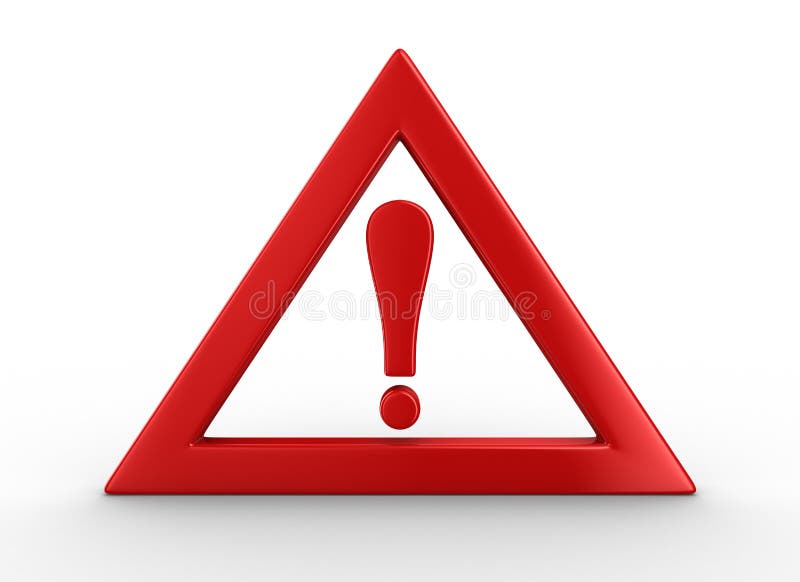 Explanation Mark Symbol Exclamation Mark Sign White Icon Royalty Free