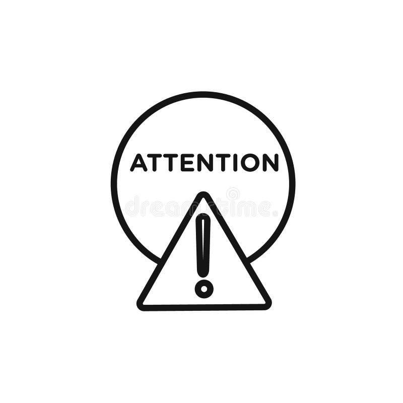 Attention Warning Sign Icon Vector Set Collection for Web Stock ... Attention Warning Sign Icon Vector Set Collection for Web Stock ...