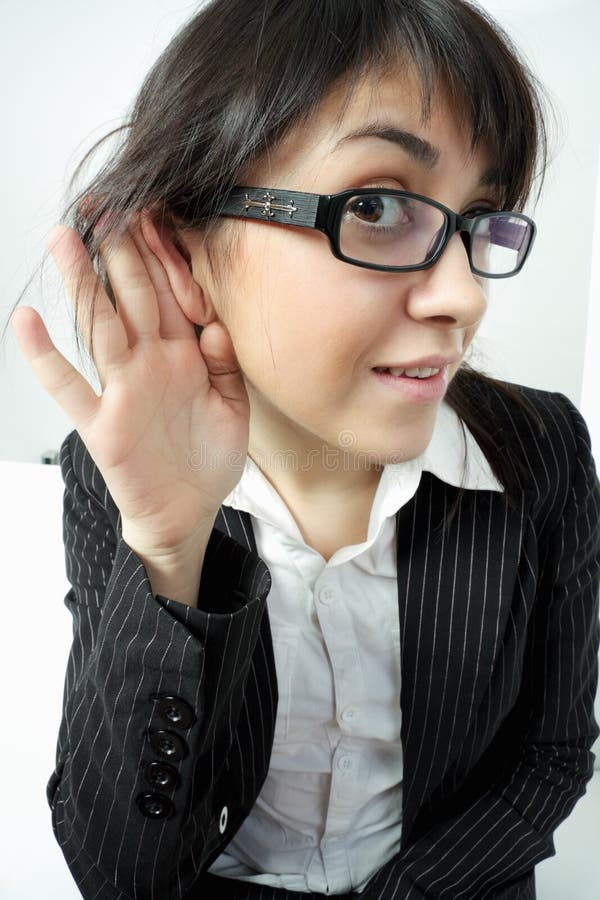 Attentive listener stock photo. Image of people, audience - 20461140